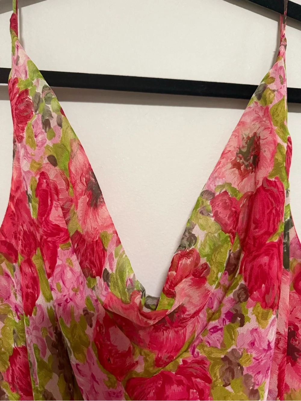Milly | Dresses | Vintage 9s Y2k Floral Pink Silk Midi Slip Dress Size ...